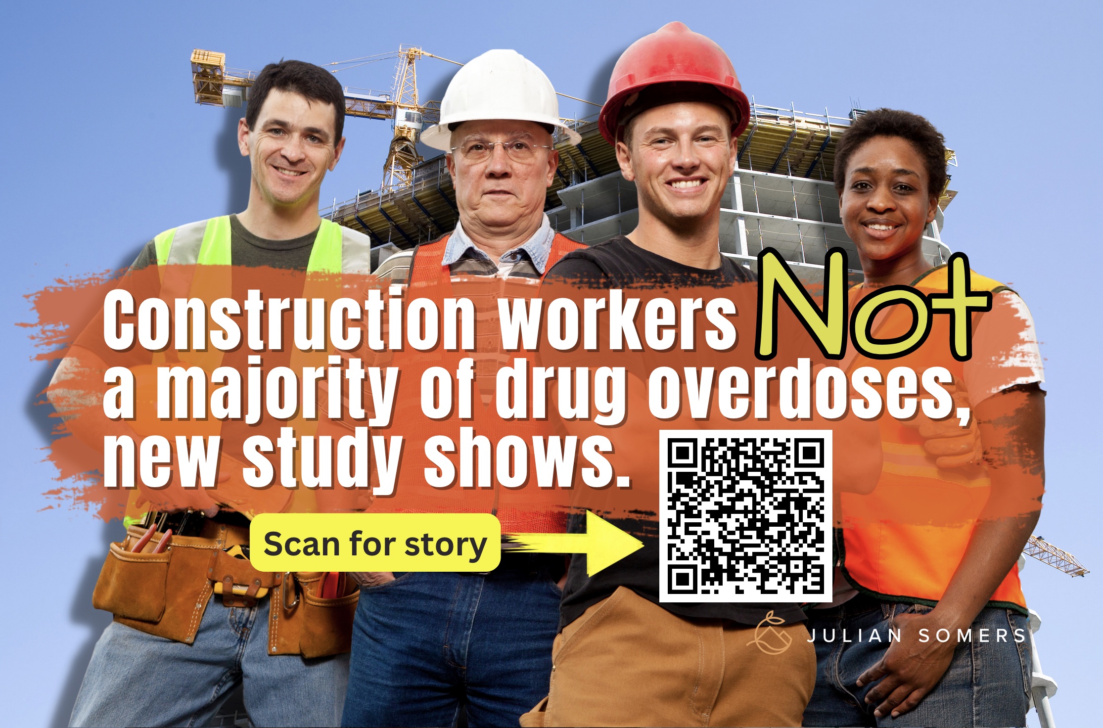 Construction workers are NOT the majority of drug overdoses